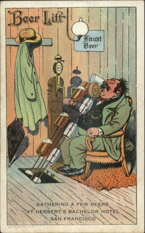 Automatic Faust Beer Feeder Comic Herbert's Bachelor Hotel San ...