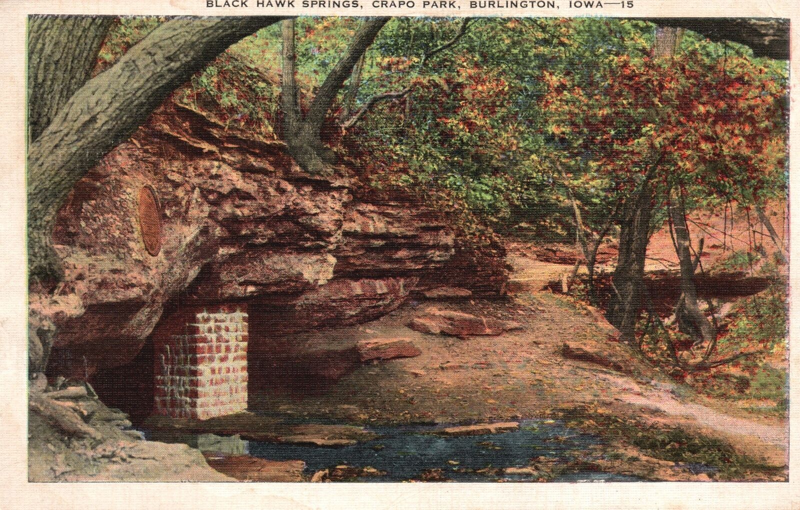 Vintage Postcard 1941 Scenic View Black Hawk Springs Crapo Park ...