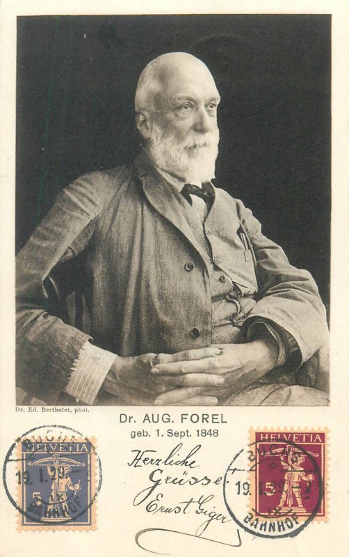 Swiss myrmecologist neuroanatomist psychiatrist eugenicist doctor ...