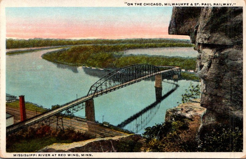 Minnesota Mississippi River Railroad Bridge At Red Wing | United States ...