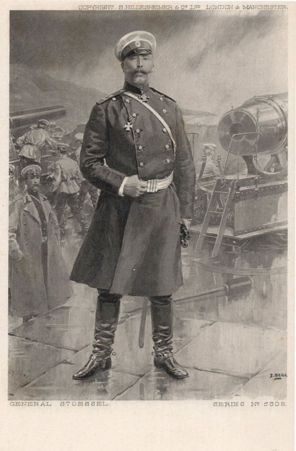 Anatoly Stessel Russian German Military General Baron Old Postcard ...
