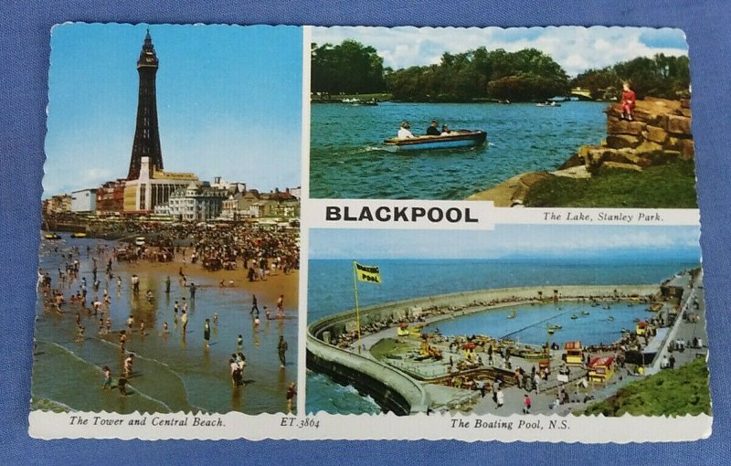 Vintage Multiview Postcard Blackpool Postmarked 1969 A1C | Europe ...