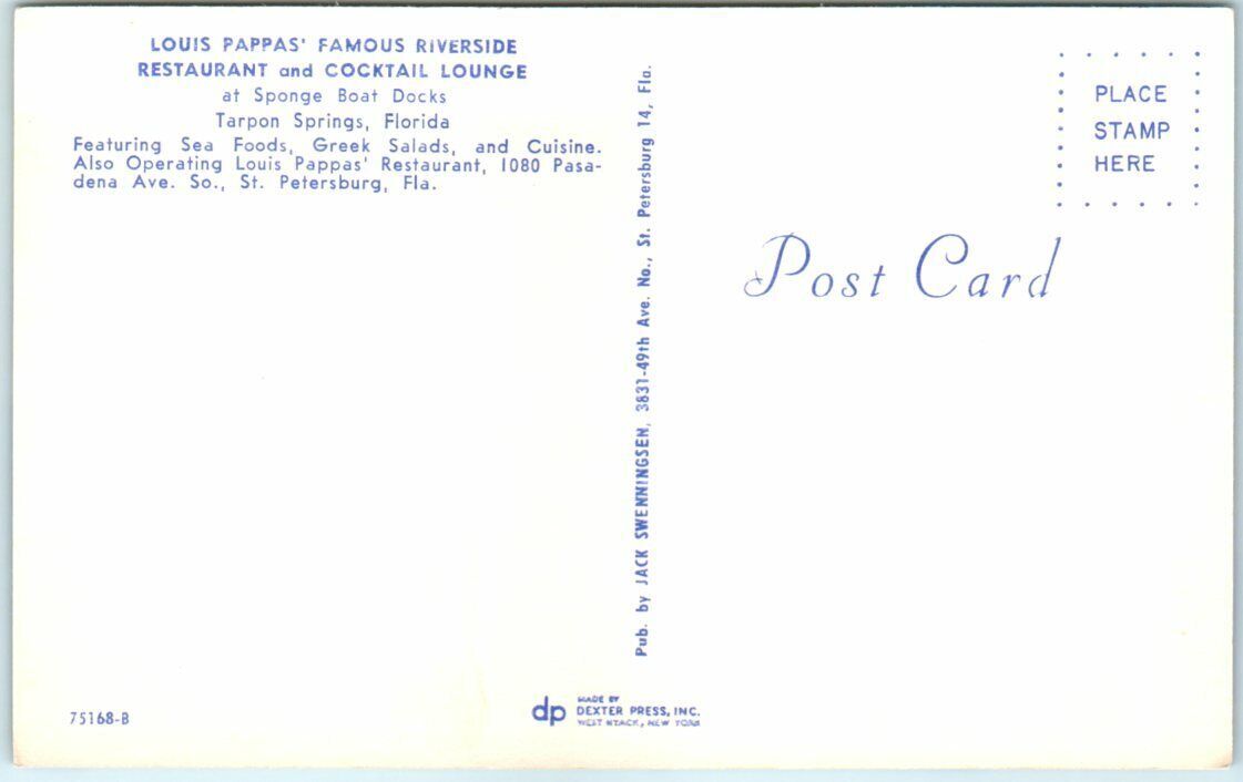 Louis Pappas' Famous Riverside Restaurant & Cocktail Lounge - Tarpon ...