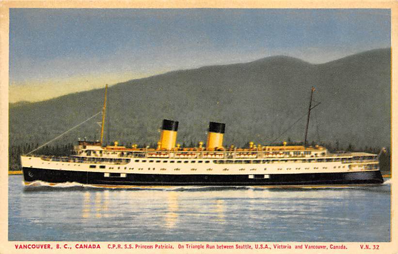 SS Princess Patricia Canadian Pacific Line Ship 1951 | Topics - Royal ...