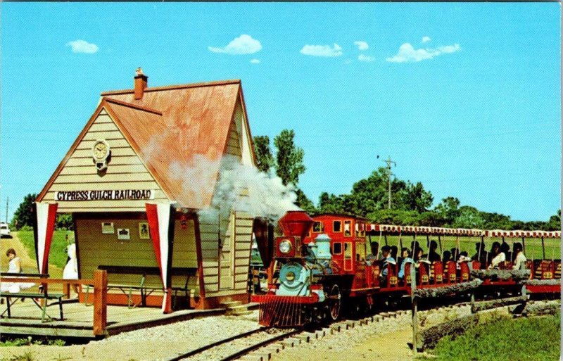 2~Postcards Angola IN Indiana BUCK LAKE RANCH THEME PARK Frontier Train ...