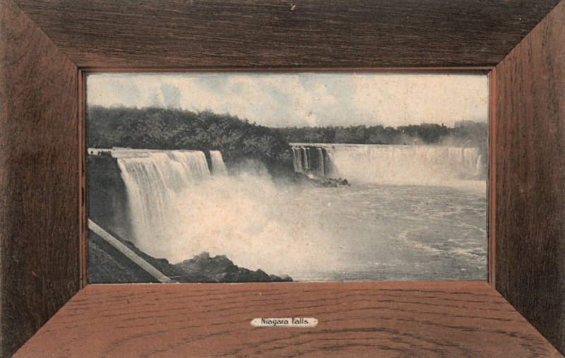 Vintage Postcard 1908 Niagara Falls Water Falls Picture Framed Border ...