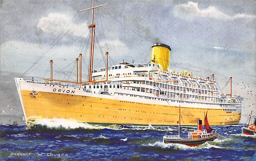 R.M.S Orion R.M.S Orion , Orient Line View image | Topics - Other ...