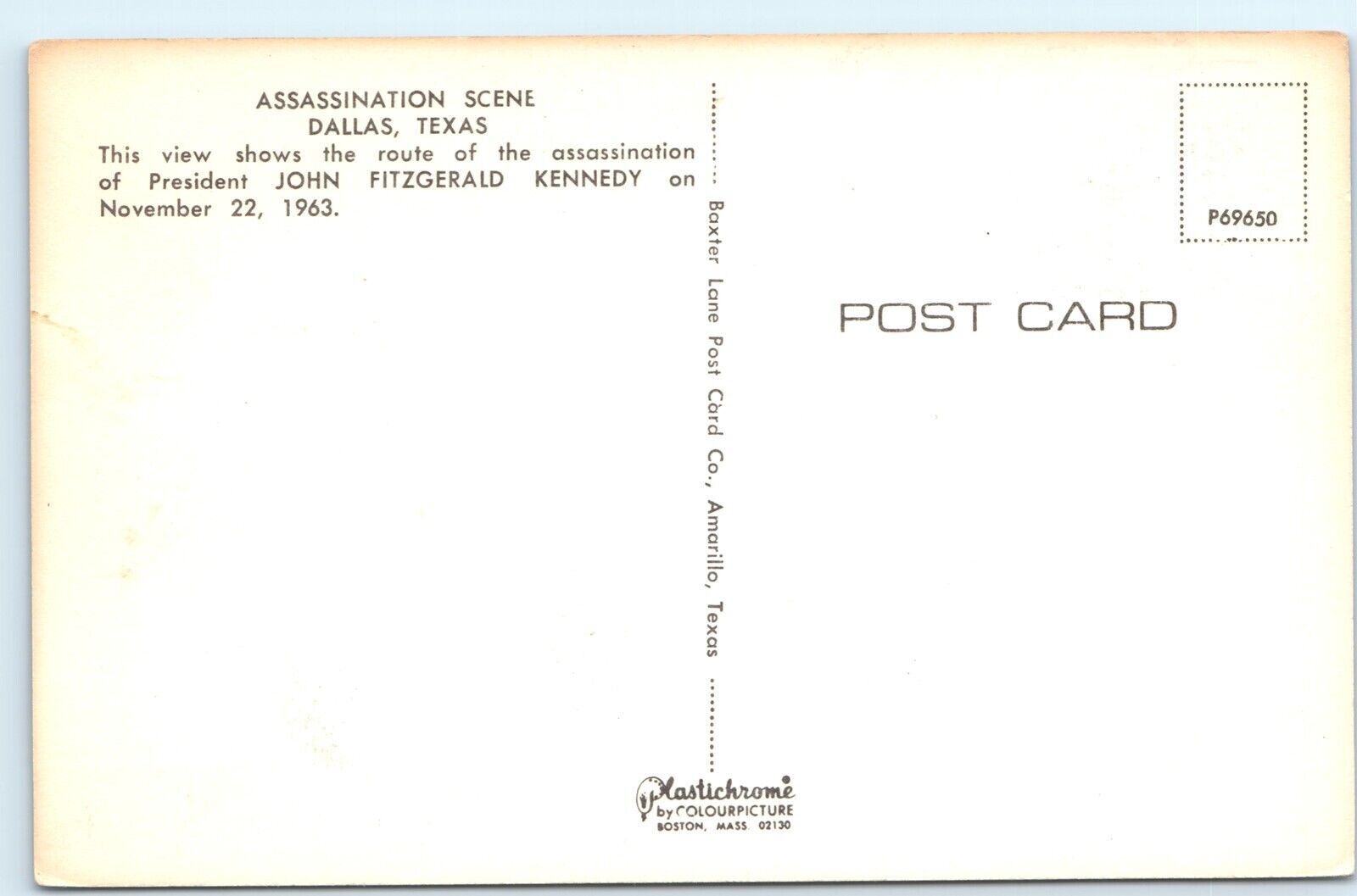 c1960s Dallas TX JFK Kennedy Assassination Scene Map School Book ...