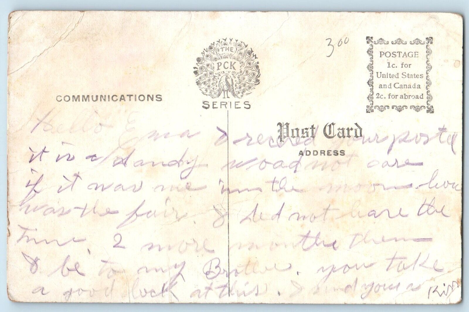 August Hutaf Signed Postcard Humor Leap Year Courtship Fat Man Crack Sofa c1910s | Other ...