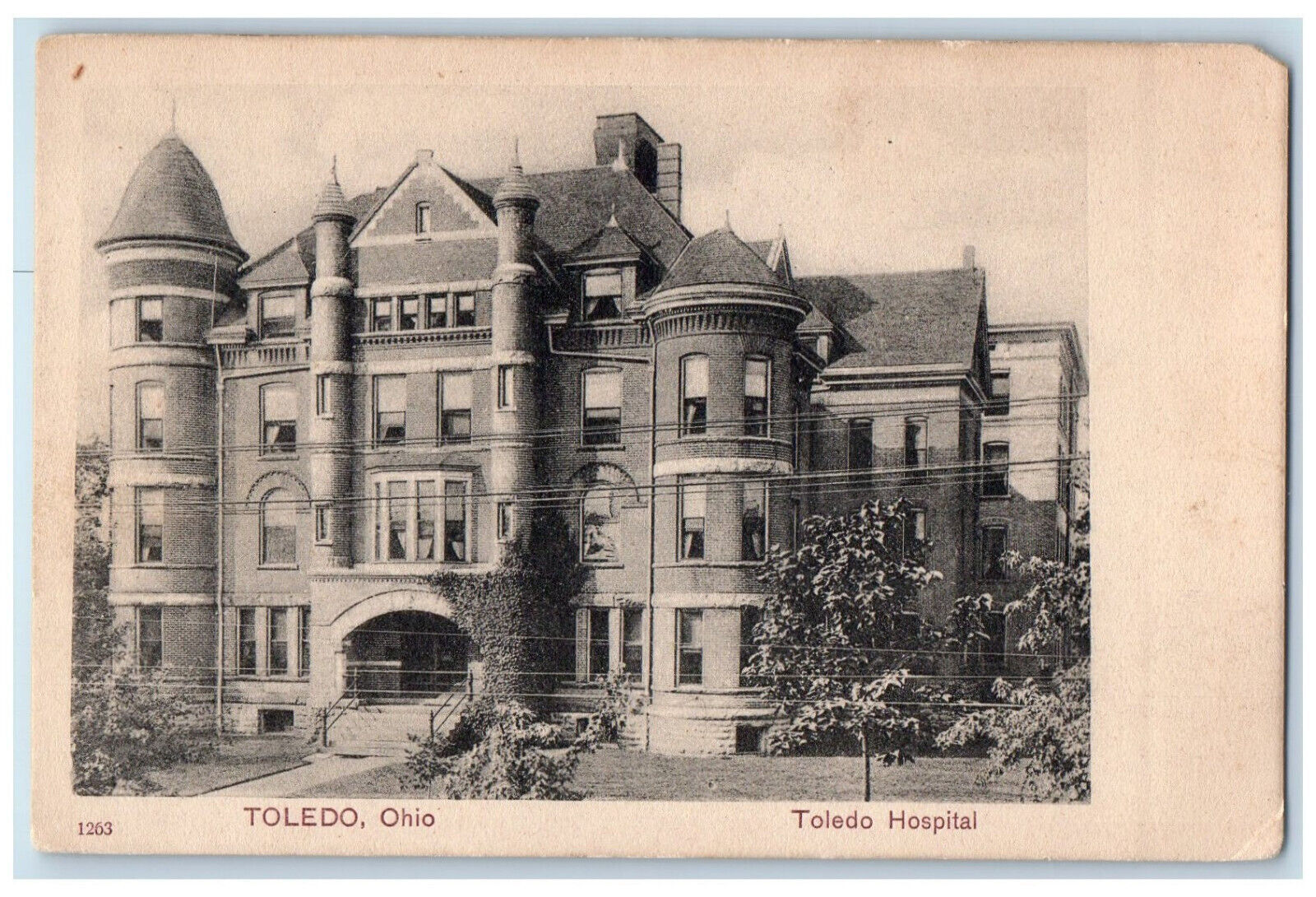 c1905 Toledo Hospital Toledo Ohio OH Vintage Antique PCK Series ...