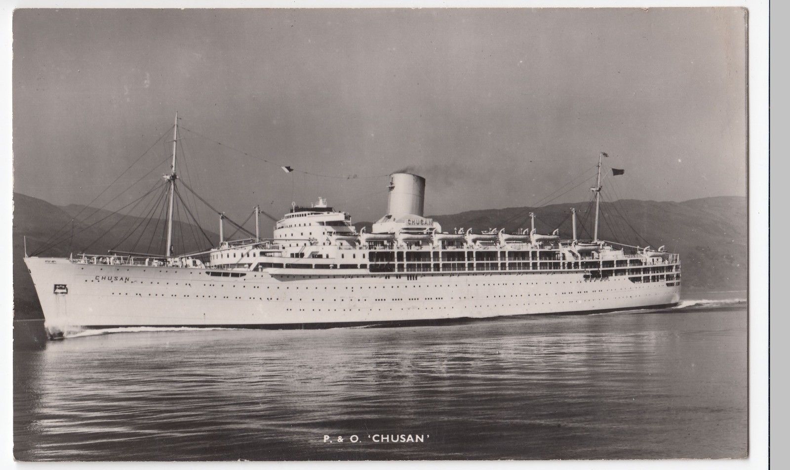 SS Chusan, P&O Line Advertising RP PPC, Unposted c 1960's | Ephemera ...
