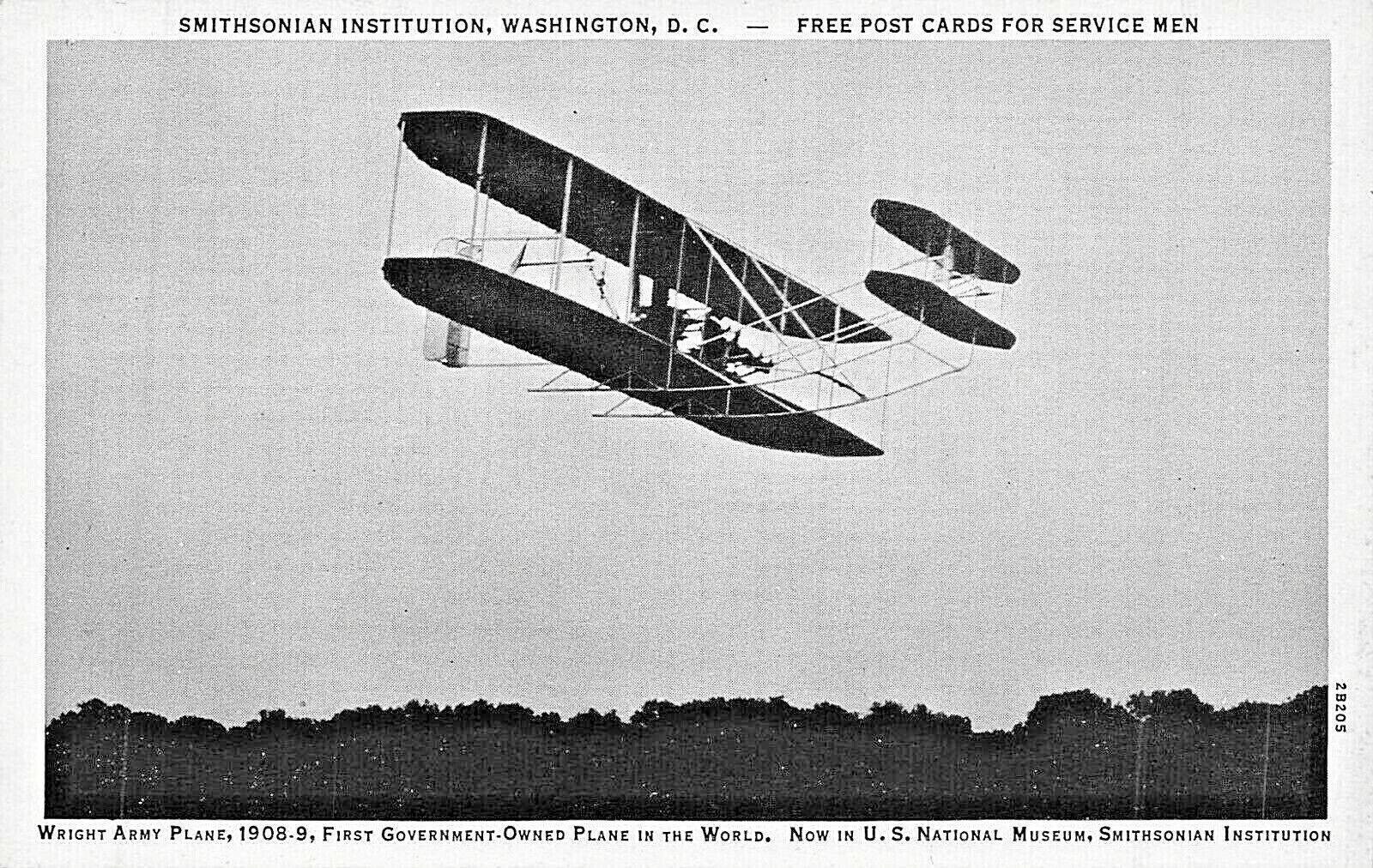 Wright Army Plane 1908-9~First Government Owned Plane in World-Military ...