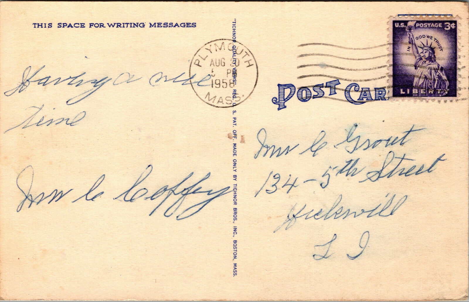 Vtg 1950s Lookout Point along Cape Cod Canal Massachusetts MA Linen ...