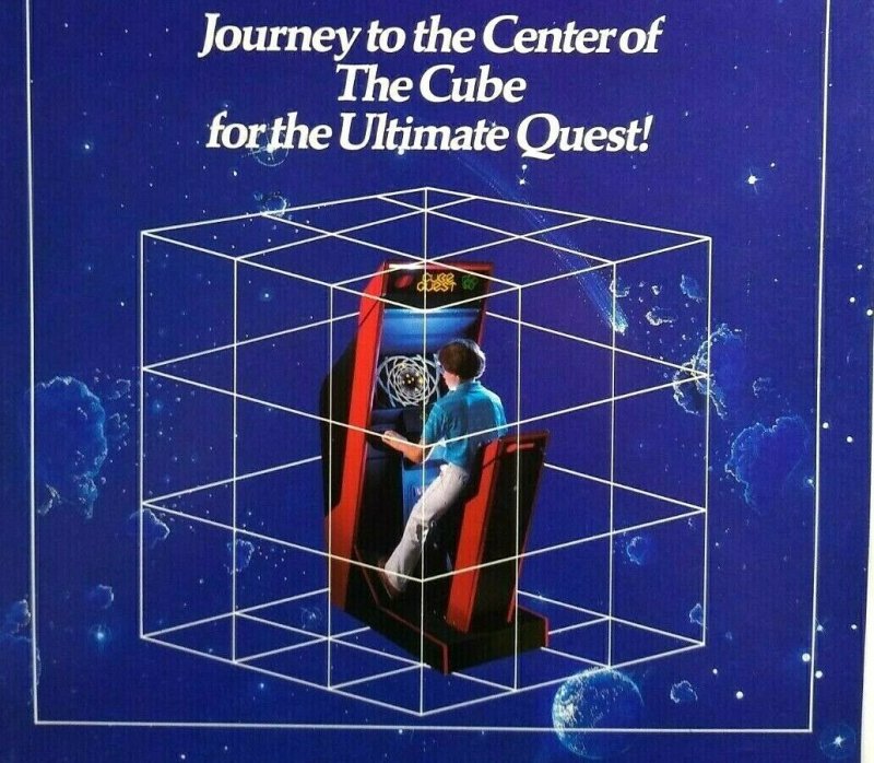 Cube Quest Arcade Flyer Simutrek Original Video Game Vintage Retro ...