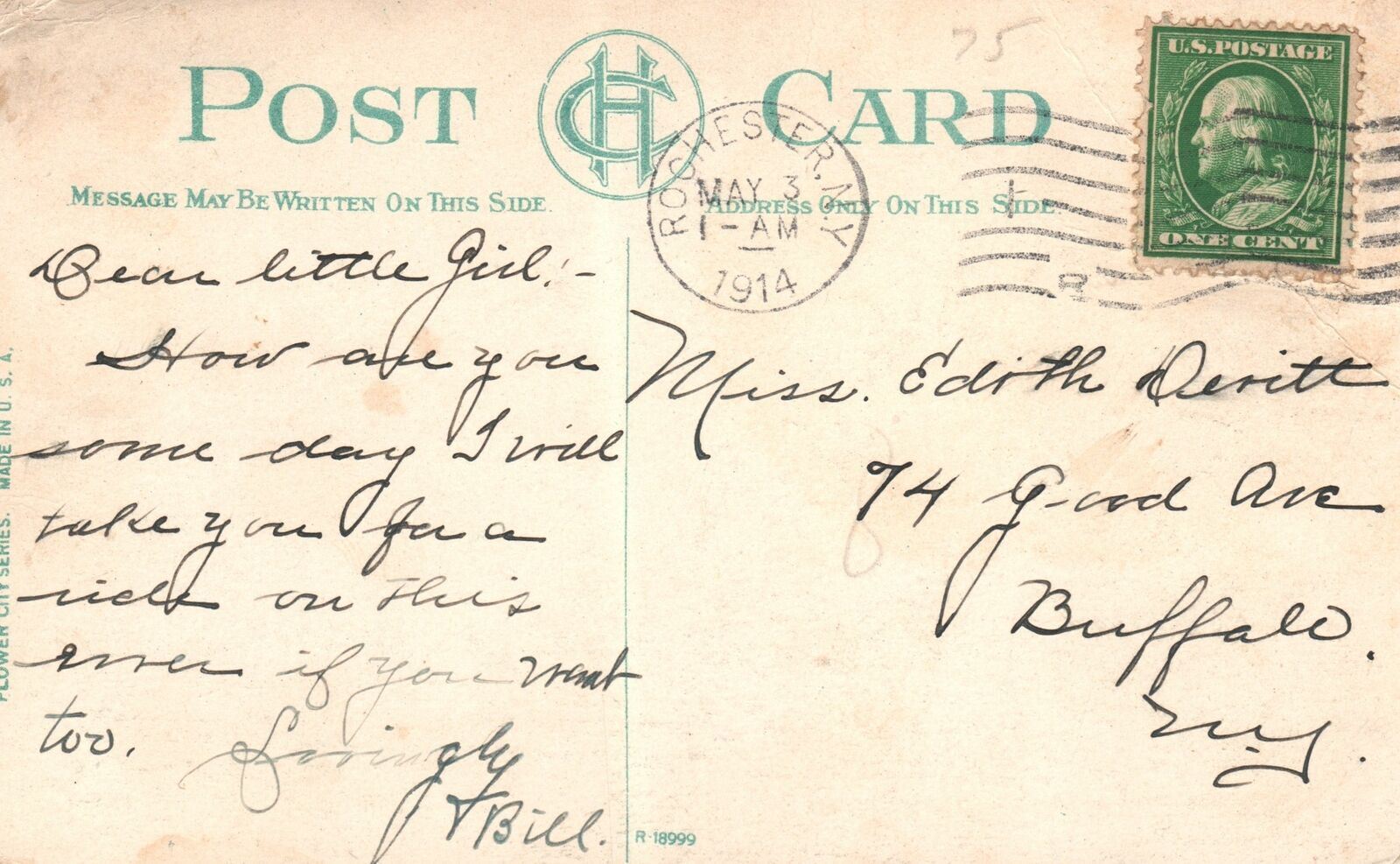 Vintage Postcard 1914 Boat Landing Genesee Valley Park Rochester NY New ...