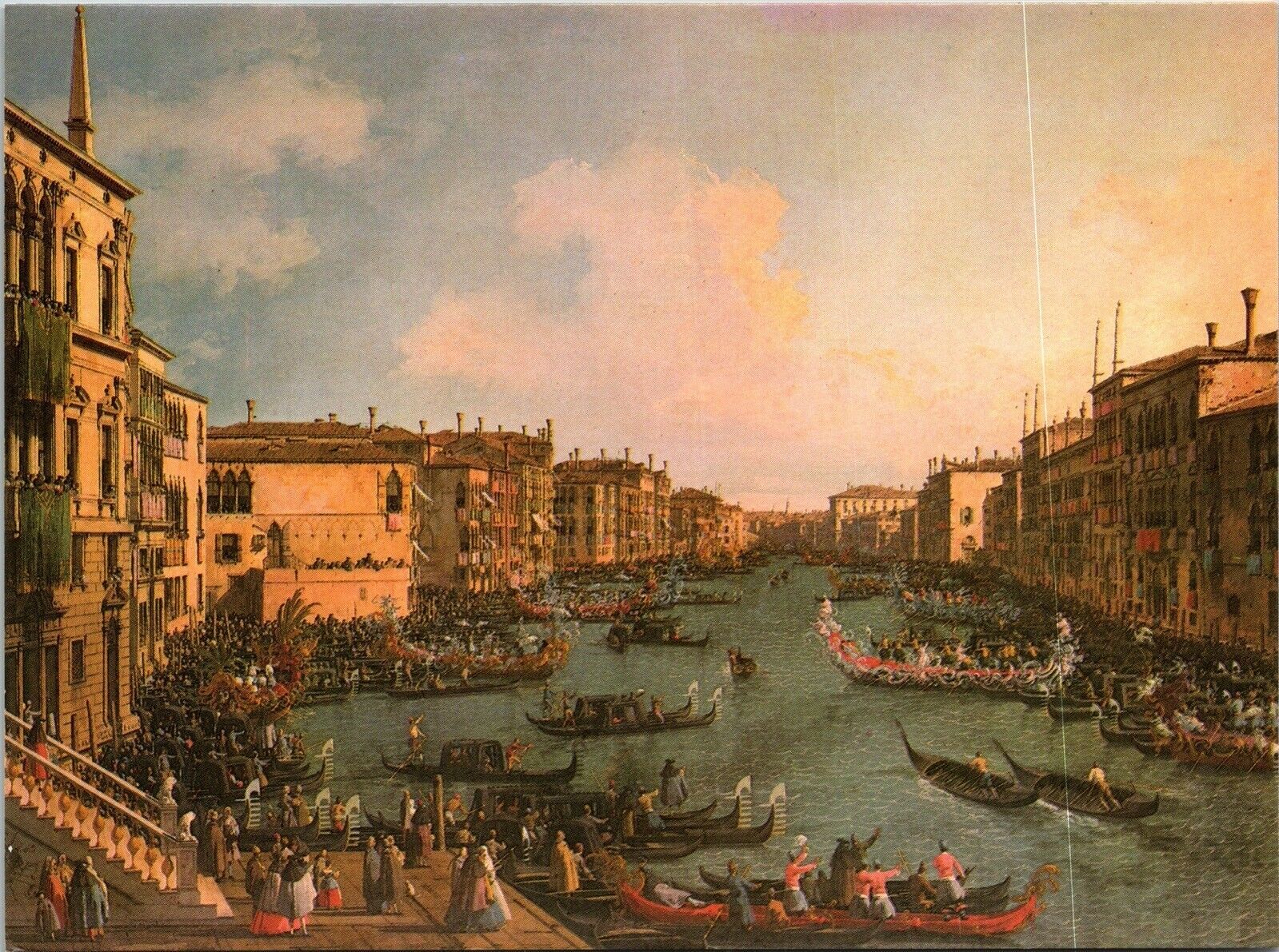 Regatta Grand Canal Antonio Canaletto National Gallery London Chrome ...