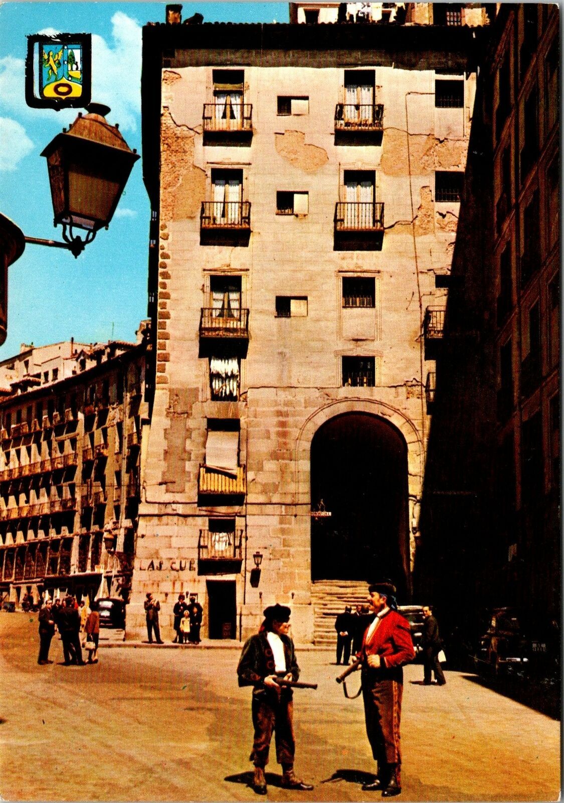 Continental Size Postcard Traditional Dress at Cuchilleros Arch Madrid ...