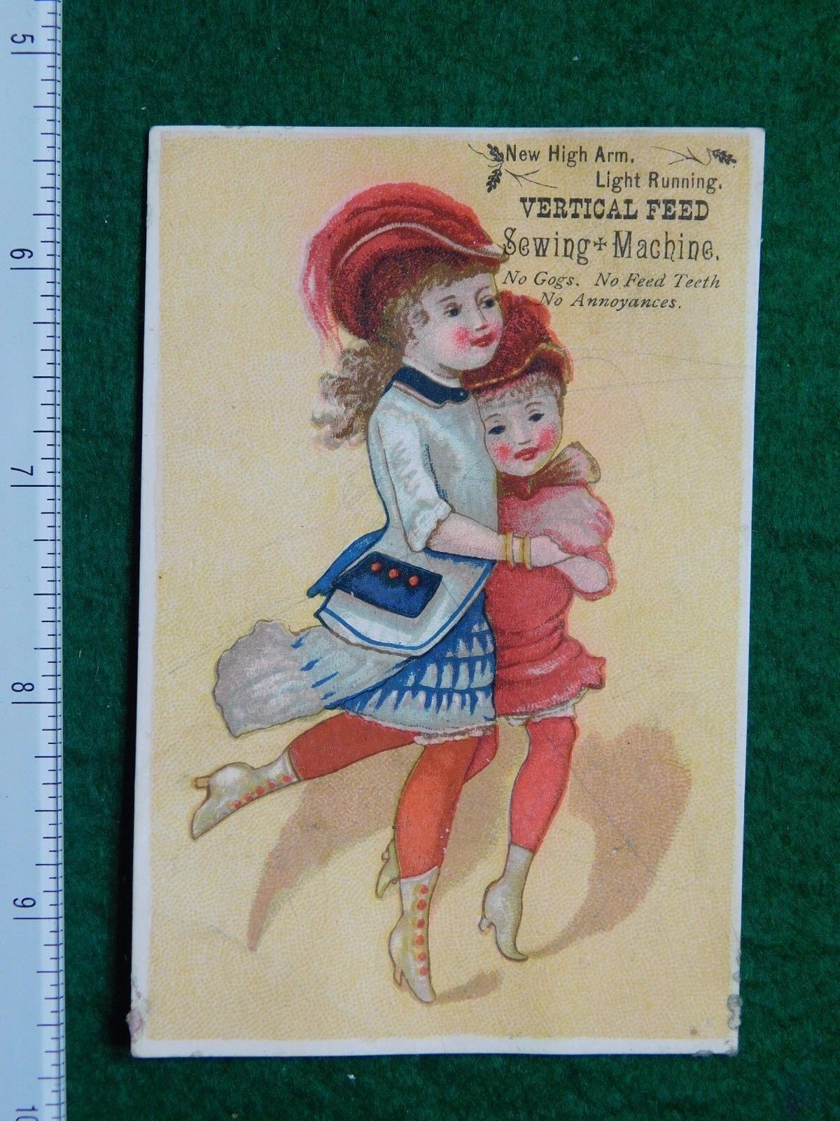 1870s-80s M L Denison Pianos Organs Sewing Machines Victorian Trade ...