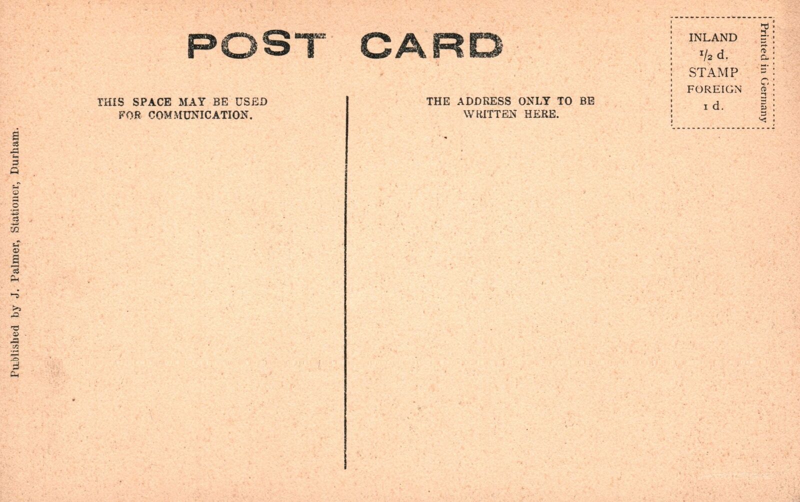 Vintage Postcard View of Durham Cathedral From the River Wear England C ...