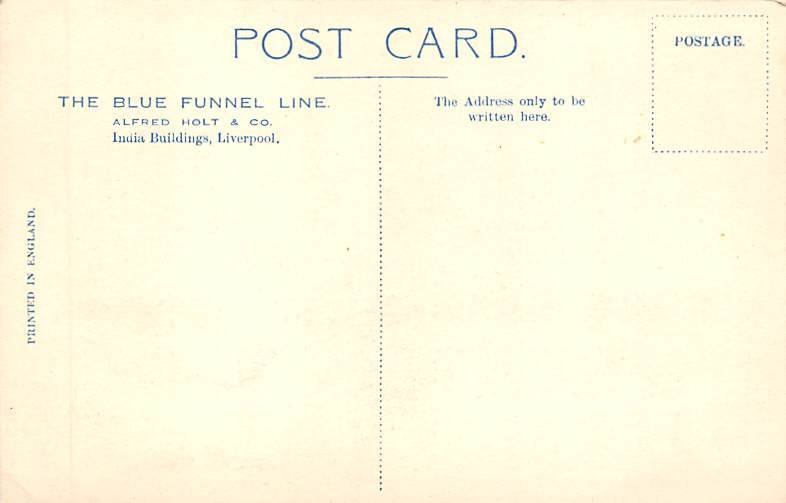 TSS Ulysses Blue Funnel Line Ship Unused | Topics - Other, Postcard ...