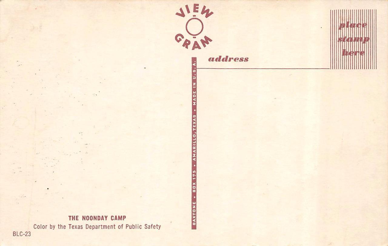 TX, Texas NOONDAY CAMP Horses, Cowboys & Horse Trailer c1950's Postcard ...