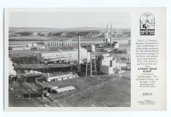 RPPC Atomic Bomb Plant near Richland, Washington, WA, Devolite Peerless ...