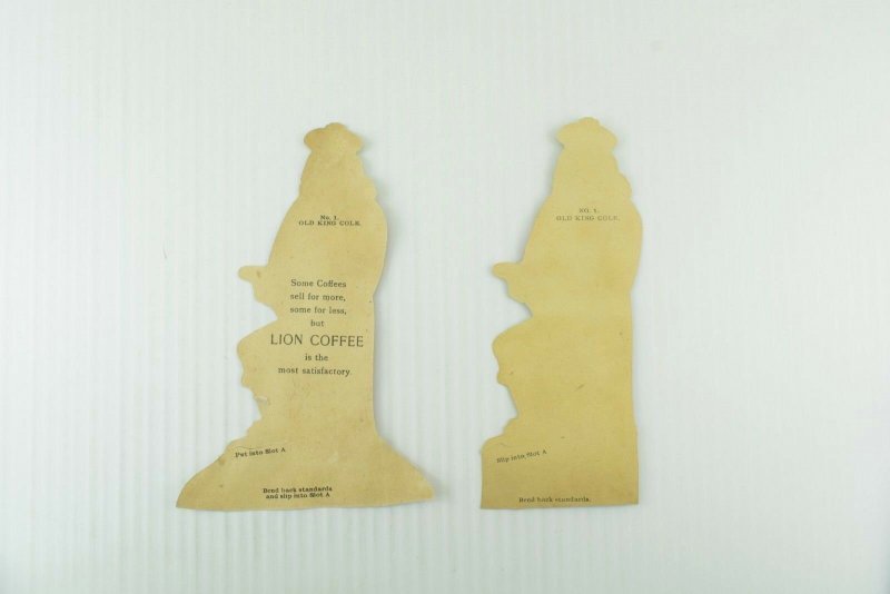 1890's Old King Cole Paper Doll Set Lion Coffee Victorian Trade Cards ...