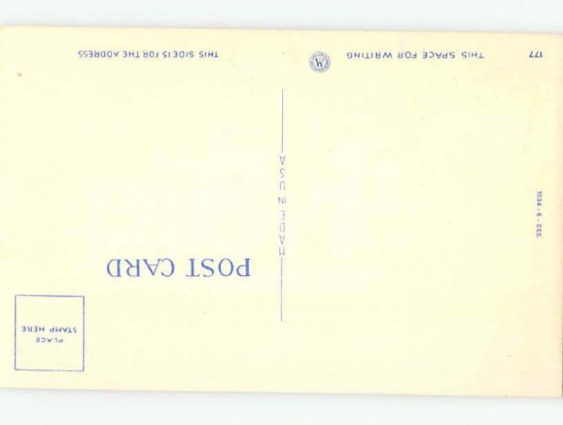 Linen WHERE'S WALDO TYPE OF COMIC POSTCARD Laguna Beach Florida FL ...