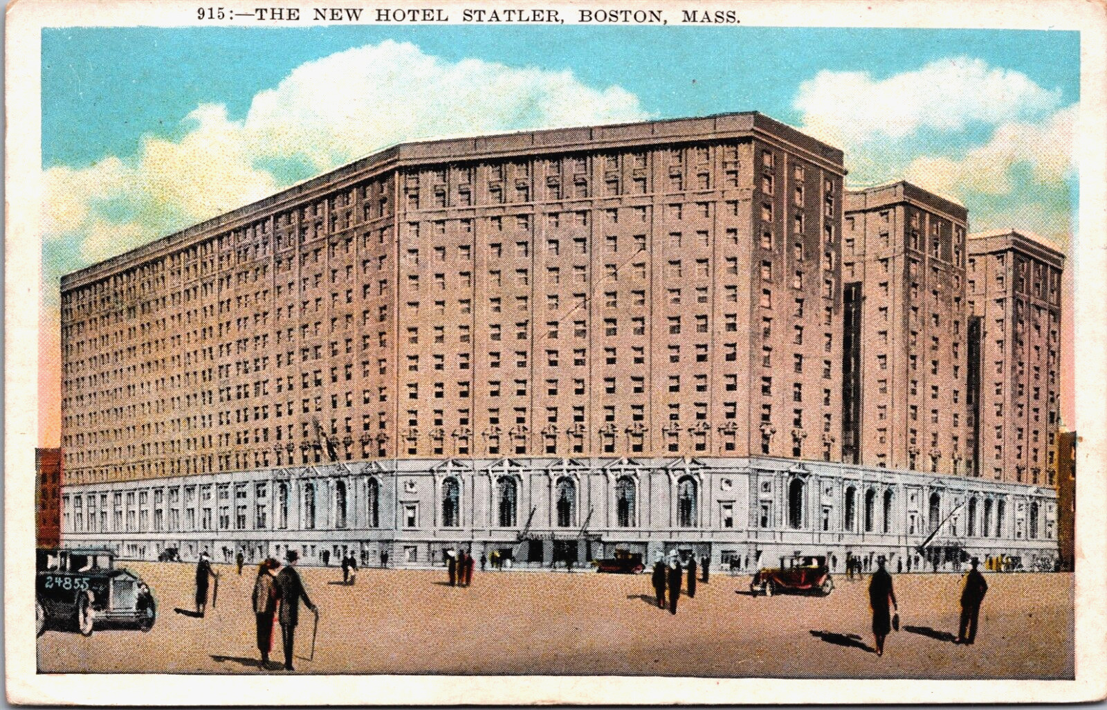 The New Hotel Statler Boston Massachusetts Vintage Postcard C299 ...