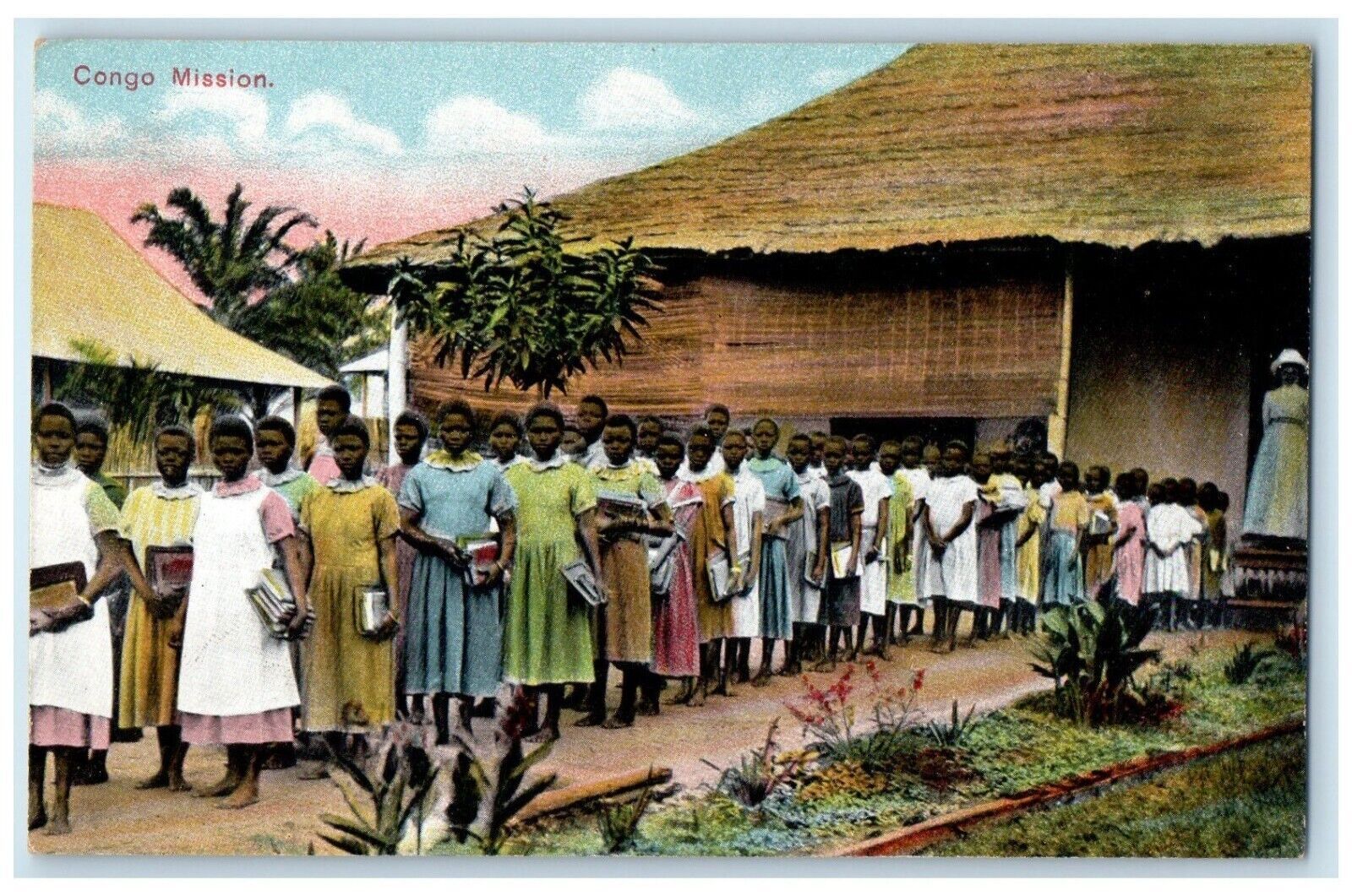 Girls In Pantops Home School Luebo Christian Missionary Congo Mission ...