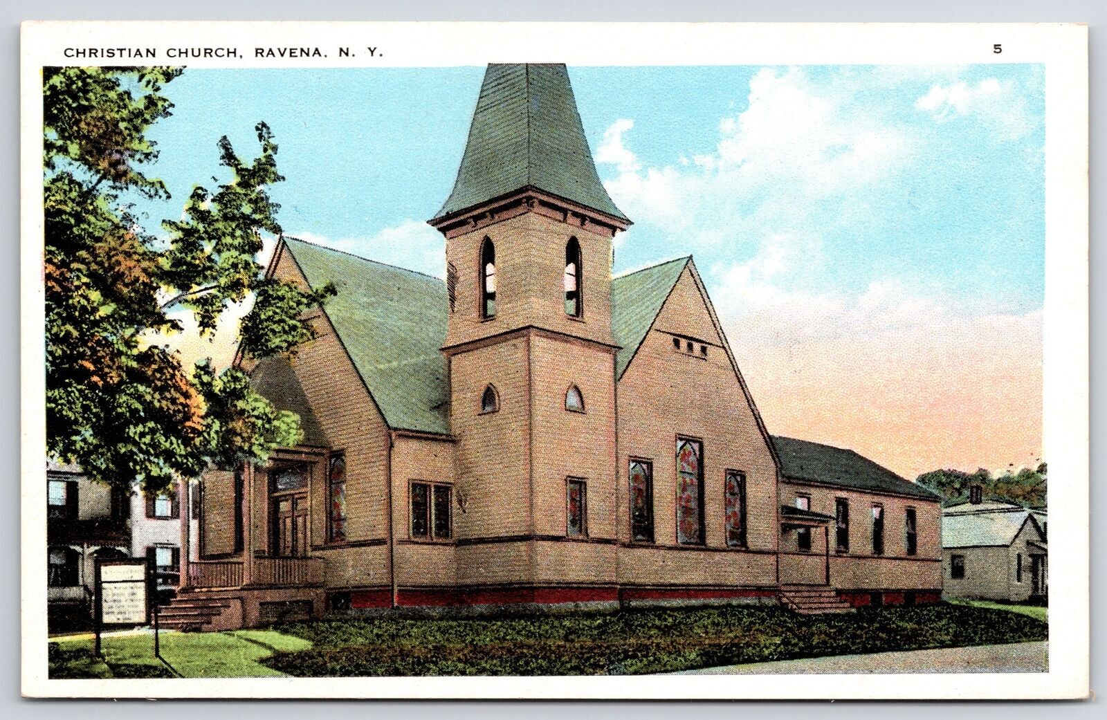 Christian Church Ravena New York Grounds & Religious Building Landmark ...