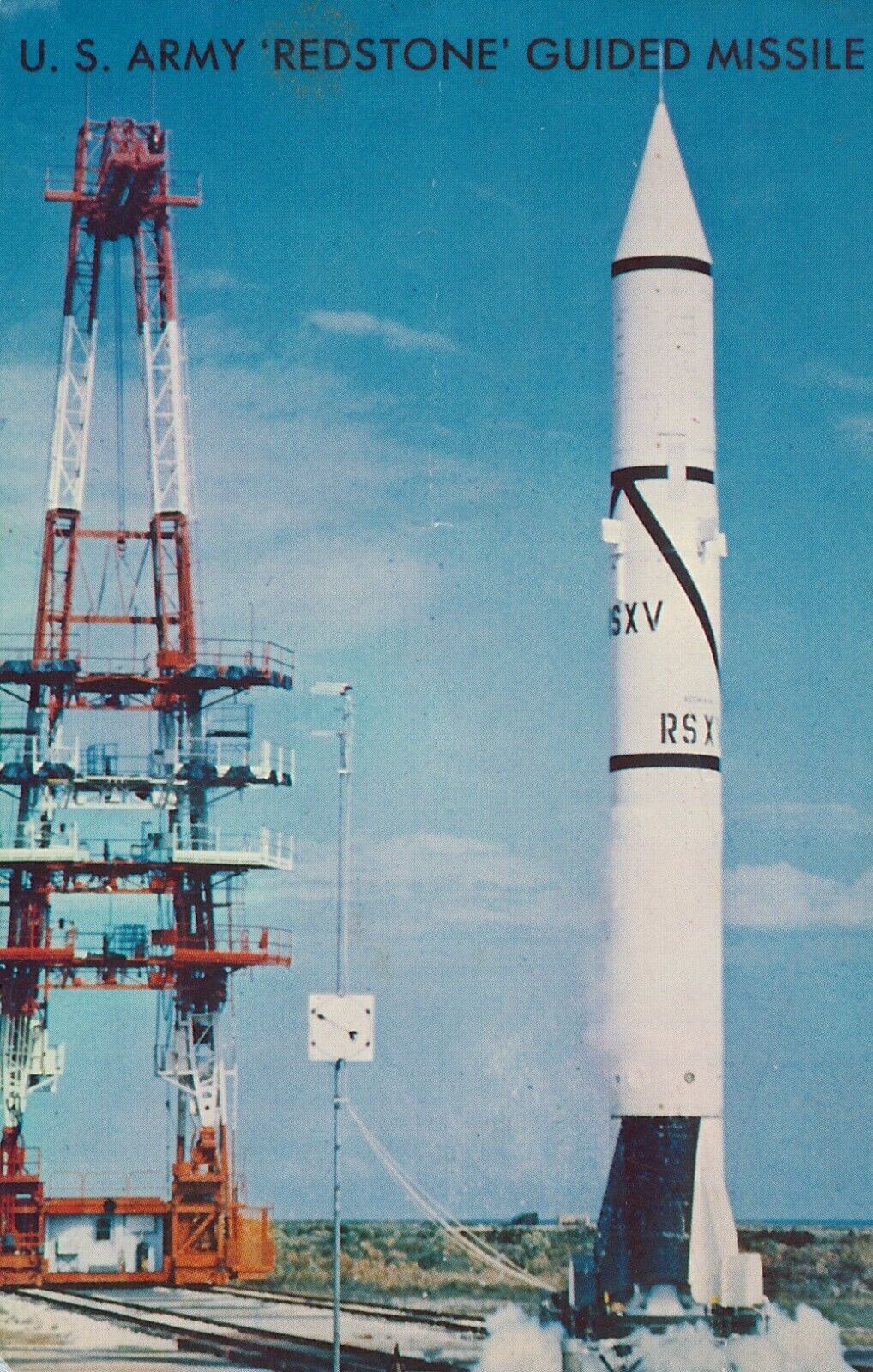 U.S. Army Ordnance Redstone Guided Missile Huntsville Alabama postcard ...