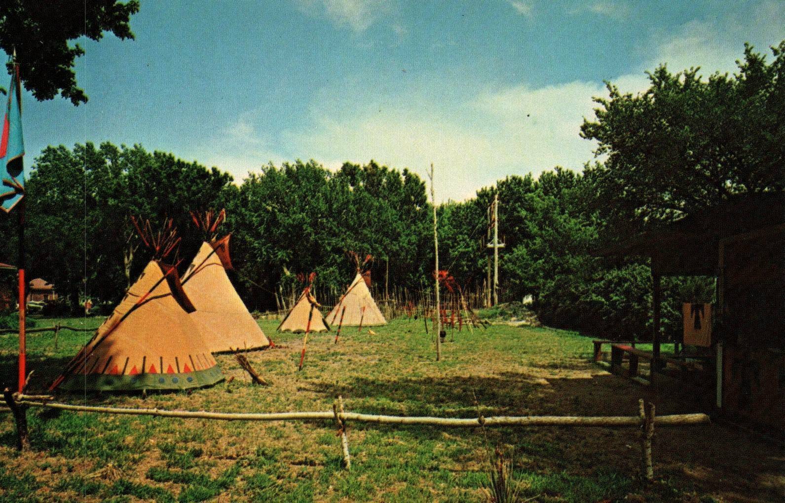 Red Cloud Nebraska Sioux Indian Village Postcard | Asia & Middle East ...