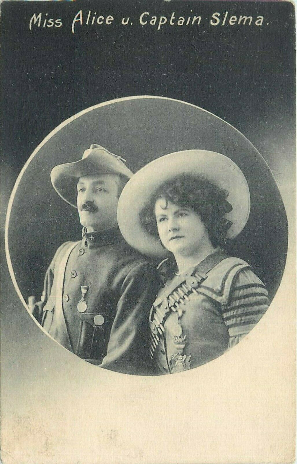 Circus entertainer theatre actress African Sharpshooters Alice and ...