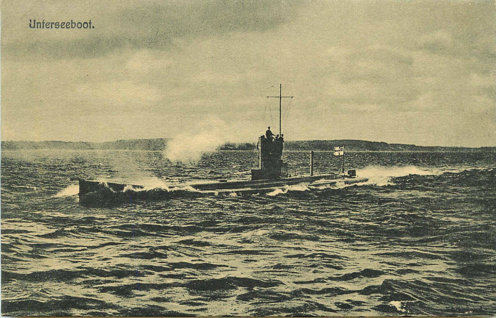 Postcard WWI Era German U Boat Unterseeboot | Topics - Militaria ...