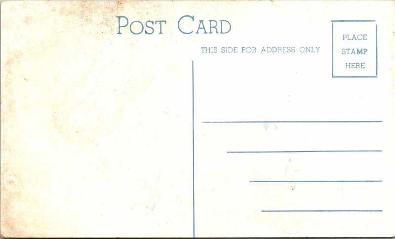 Vintage Postcard Hotel Sherman Chicago Illinois ART Deco MAP (Type I ...