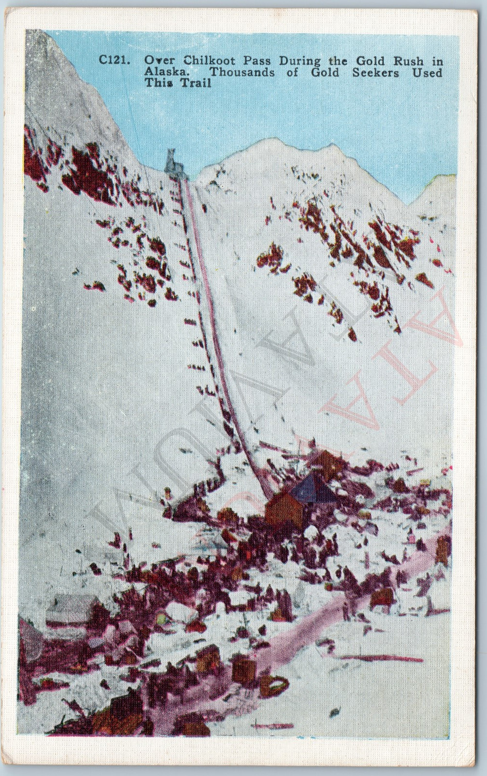 c1940s Alaska Chilkoot Pass Klondike Gold Rush Trail '98 Camp Pioneer ...