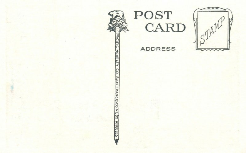 Vintage Postcard Museum & Francis Scott Key Monument San Francisco ...