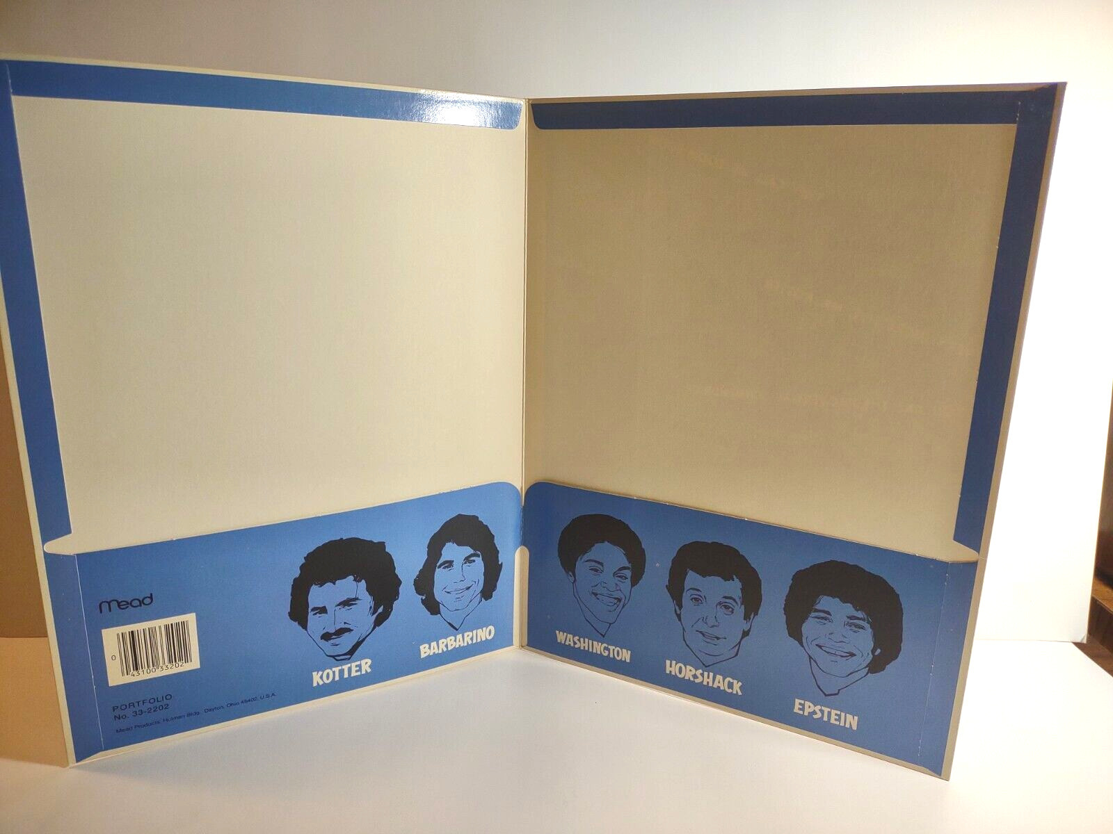 Welcome Back Kotter Vintage Retro Mead Folder Jaun Epstein 1976 ...