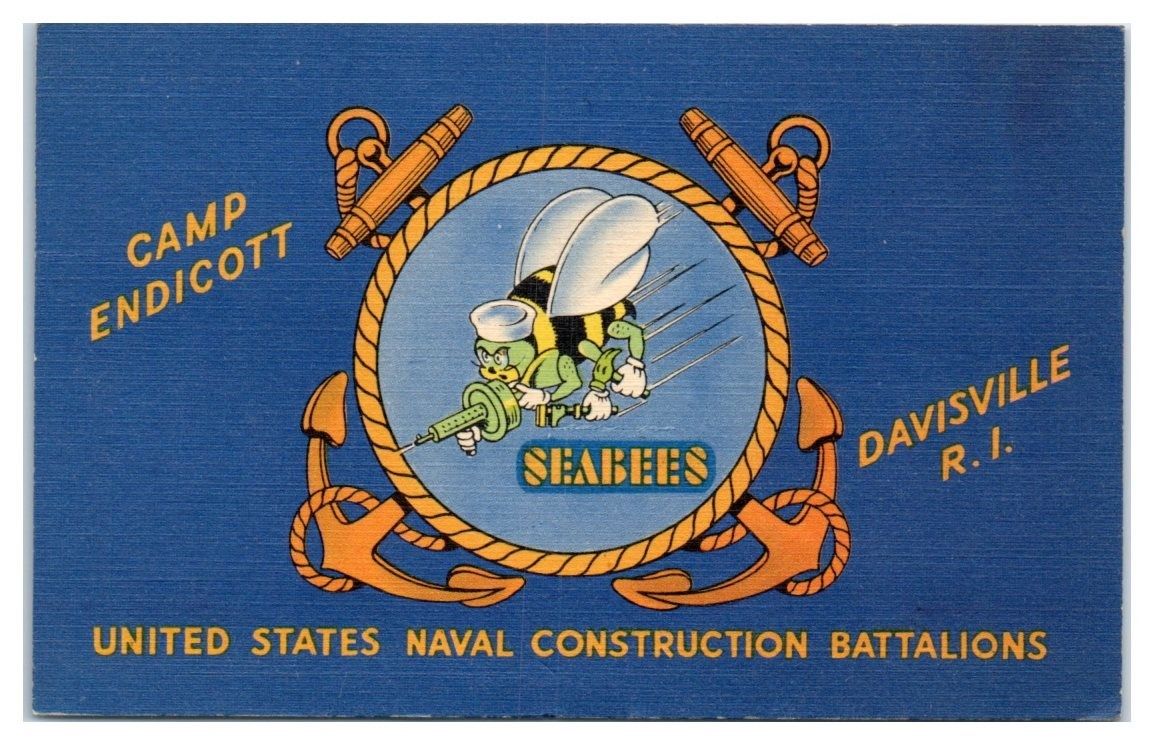 Camp Endicott, Davisville, RI Seabees US Naval Construction Battalions ...