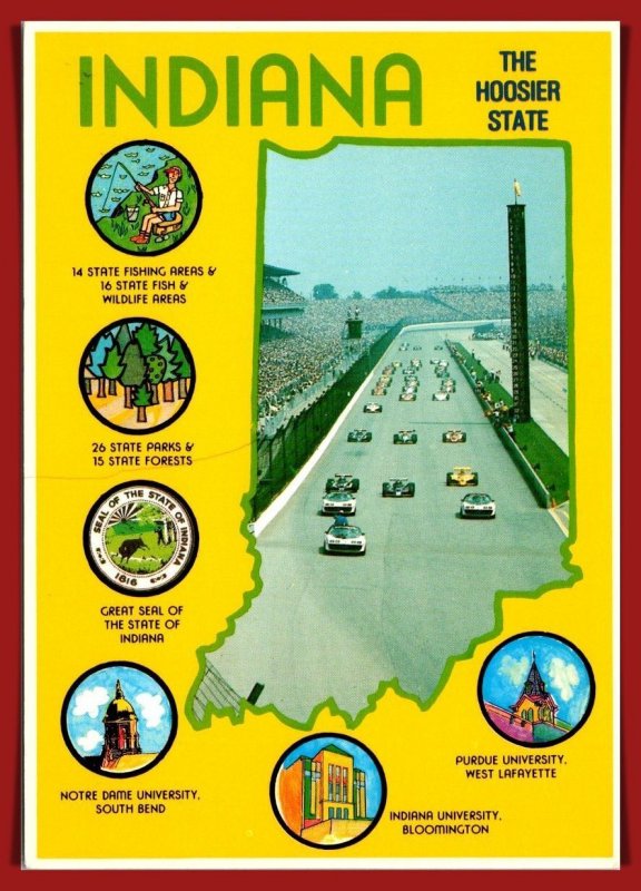 Indiana - The Hoosier State- [IN-081X] | United States - Indiana ...