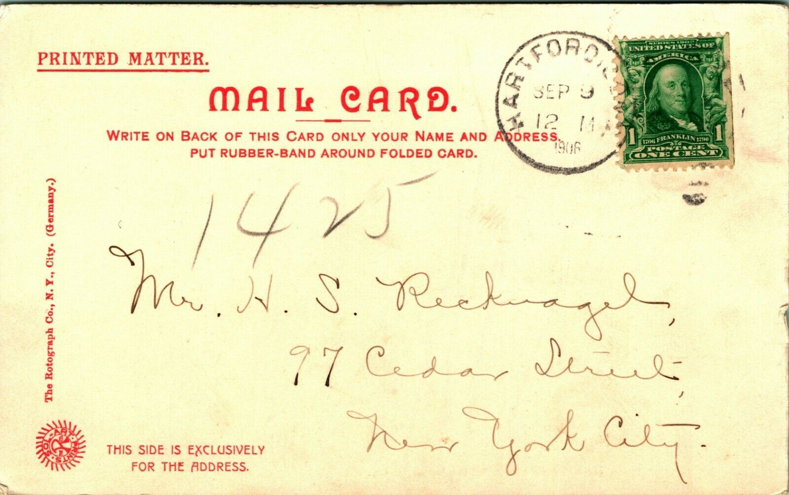 Capitol Building Capitol Hill Hartford Connecticut CT 1906 Rotograph ...