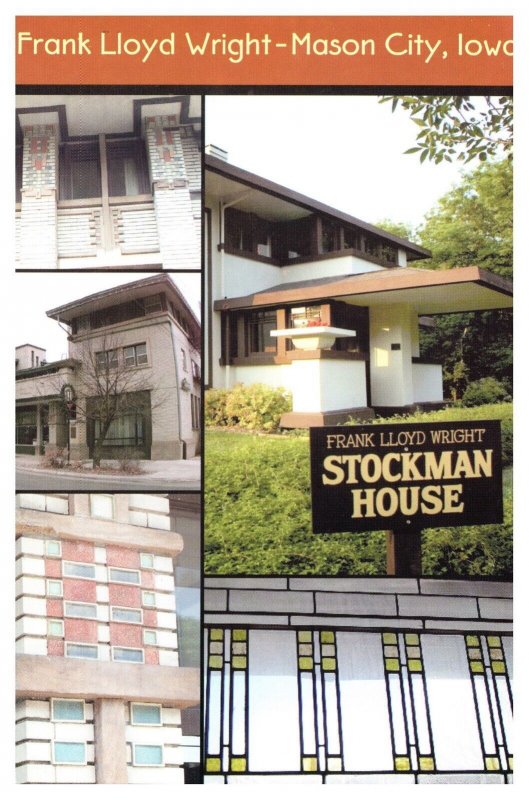Frank Lloyd Wright Mason City Iowa Stockman House Multi View Chrome Unp ...