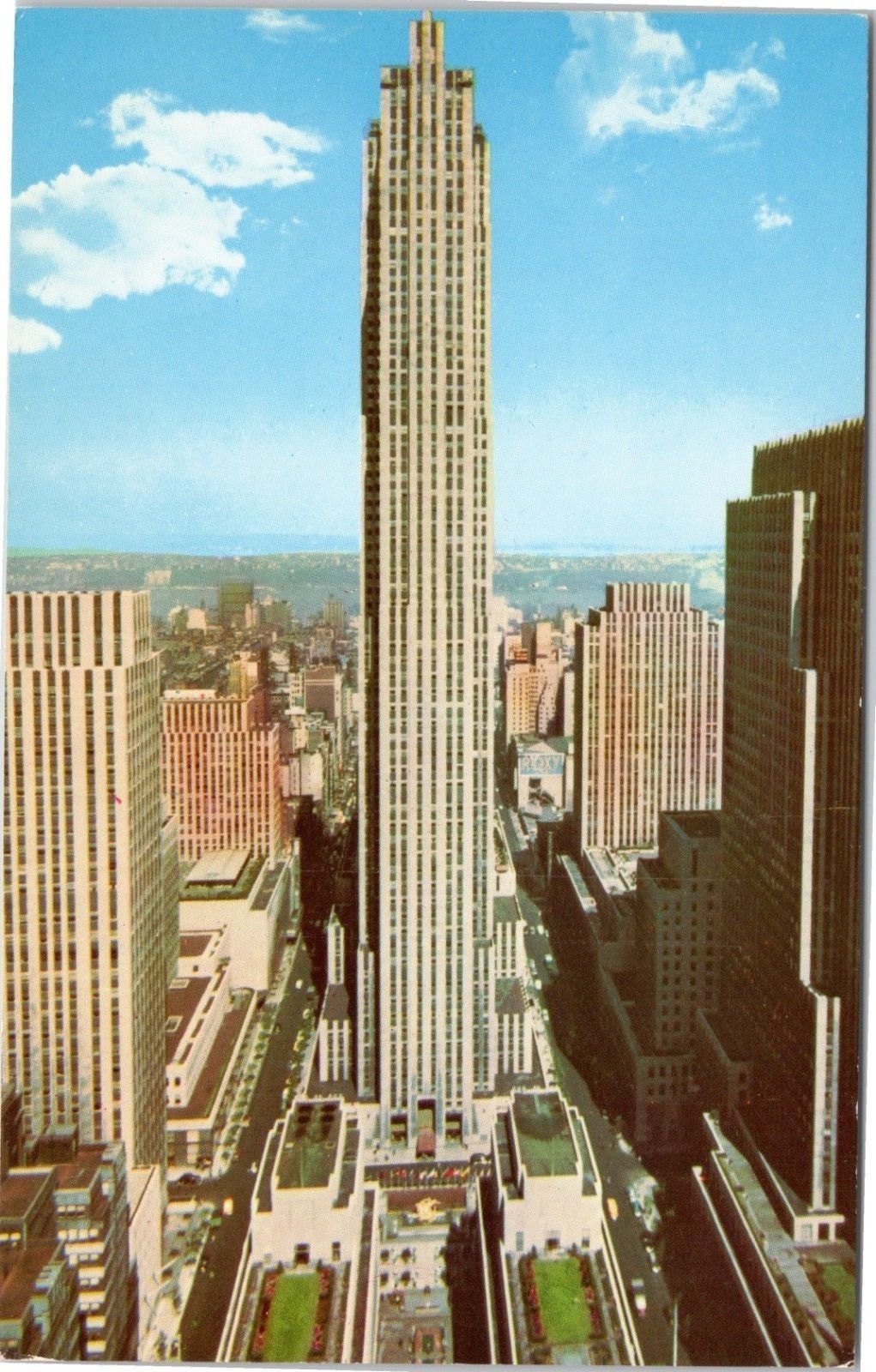 Rockefeller Center - bird's eye view | Other / Unsorted, Postcard ...