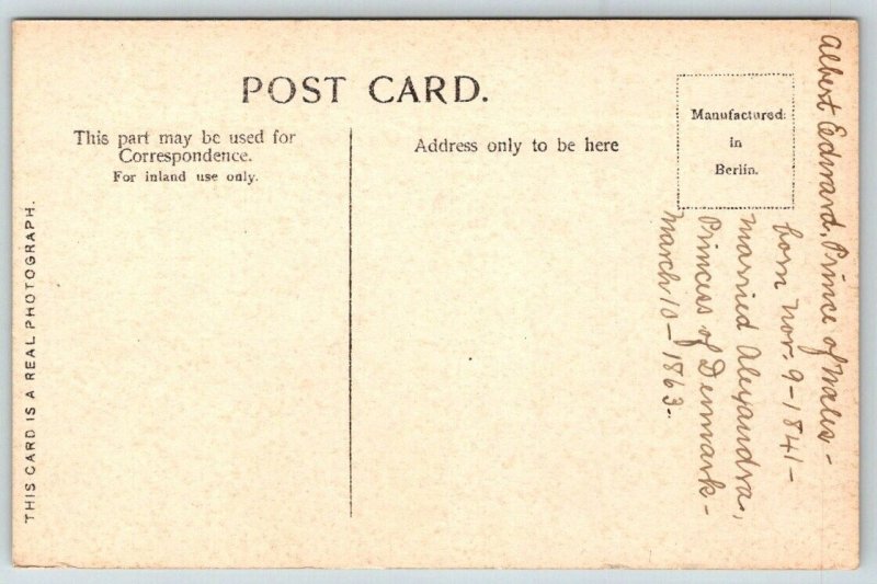 RPPC Her Majesty Queen Alexandra England UK Great Britain Postcard ...