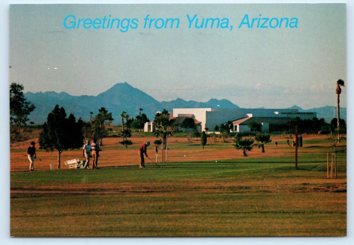 YUMA, Arizona AZ ~ Golfers DESERT HILLS GOLF COURSE 4"x6" Postcard ...