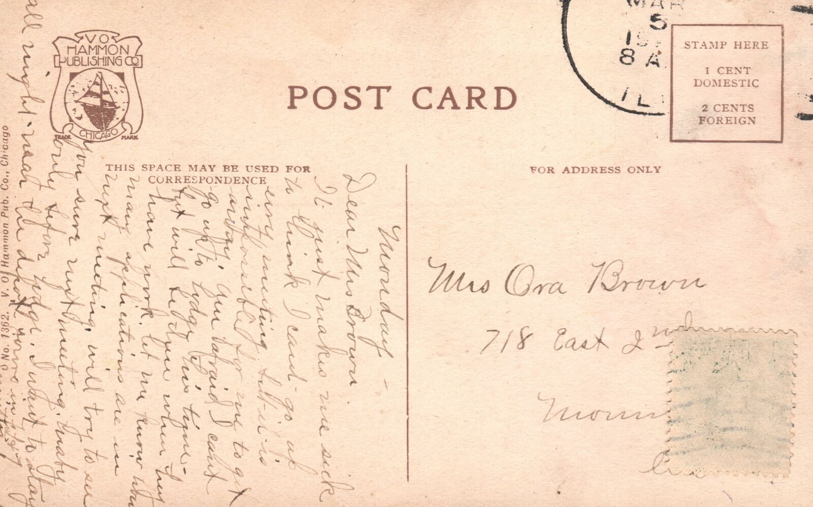 Vintage Postcard 1910's Field Columbian Museum Jackson Park Chicago ...