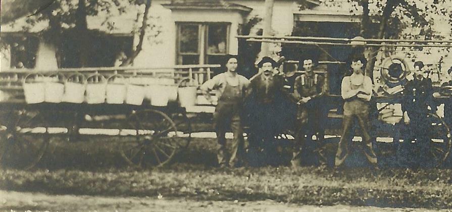 Arthur IOWA RPPC '07 FIRE DEPARTMENT Firemen nr Sac City Odebolt Ida ...