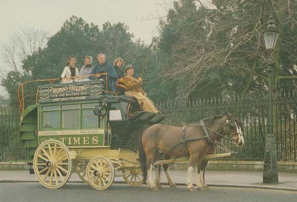 Thomas Tilling Knifeboard Omnibus Peckham Car Old Coach 1875 London ...