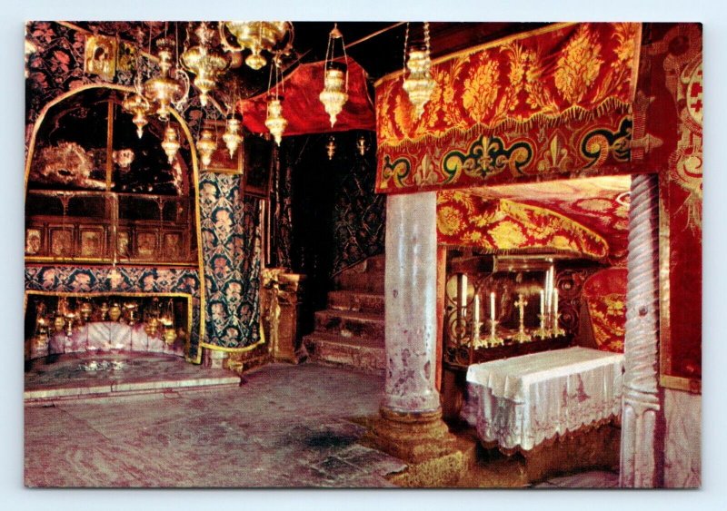 Jesus Birthplace Grotto of the Nativity Bethlehem Postcard | Other ...